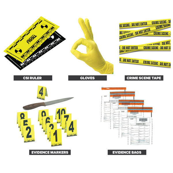 Crime Scene Murder Mystery Kit – Panda Loco