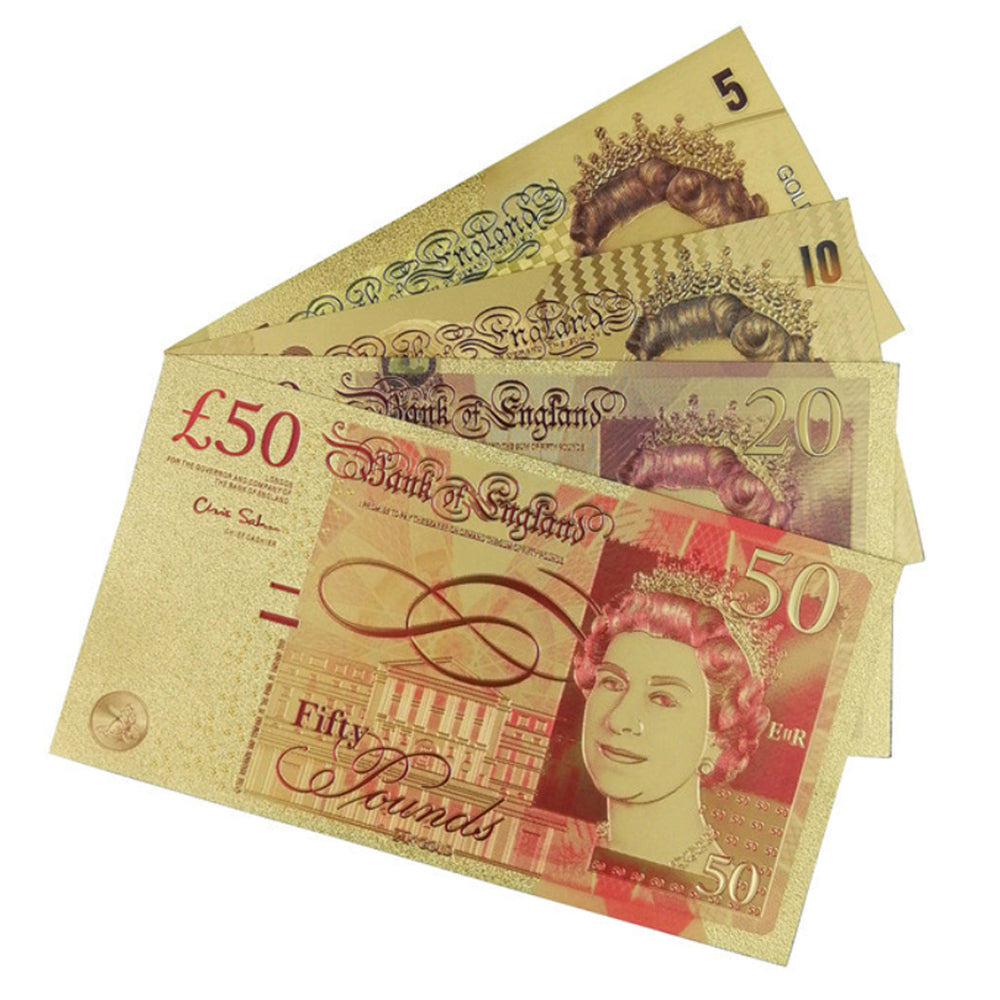 EURO 24K Golden Banknotes Foil – Panda Loco